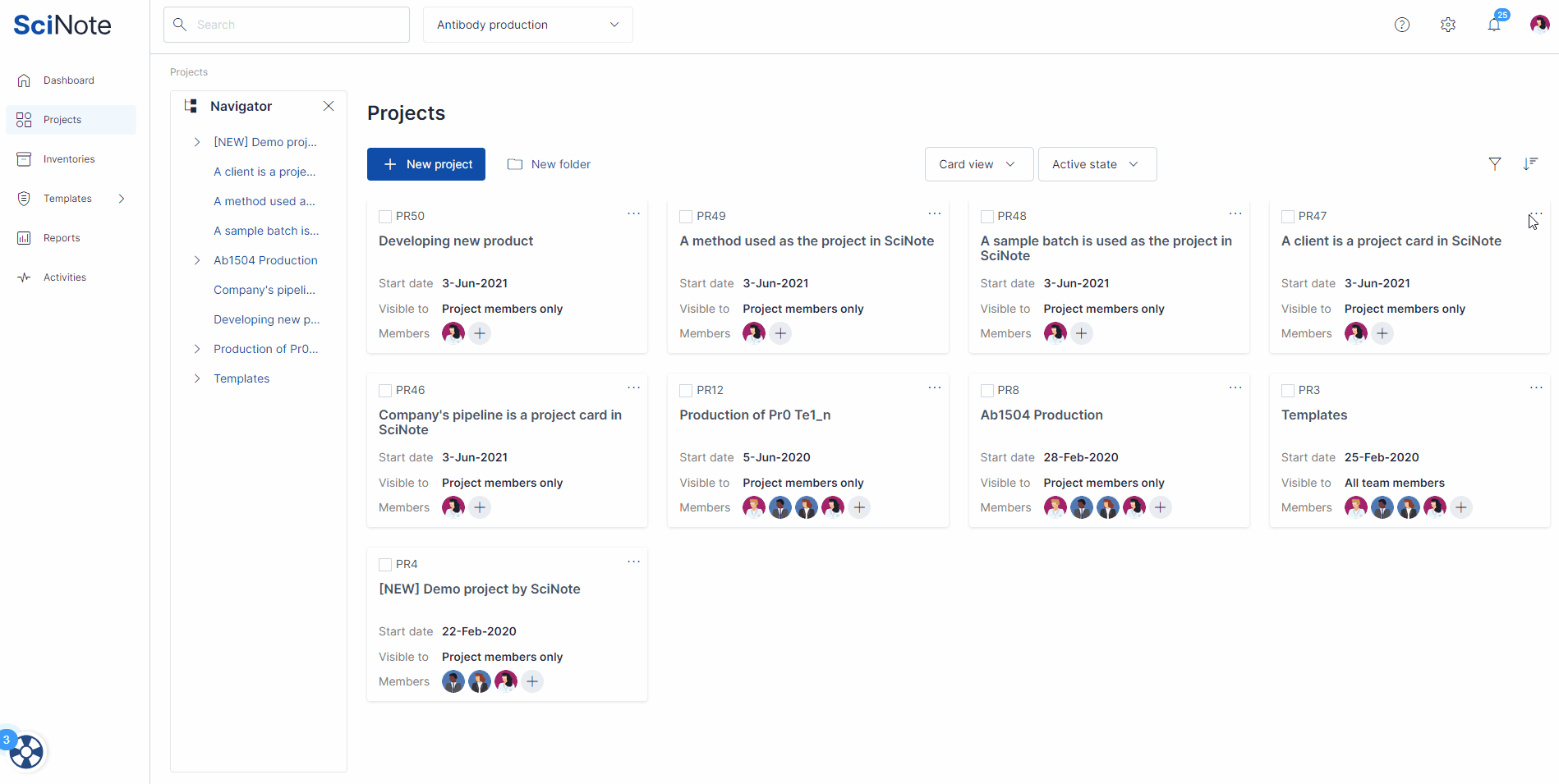 How to Filter and Sort Projects and Folders