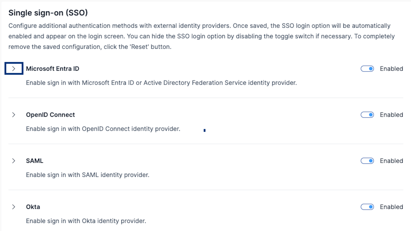 How to enable and set up Single Sign-On (SSO)?