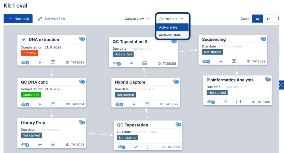 How To Delete a Task from an Experiment (Archiving Tasks)